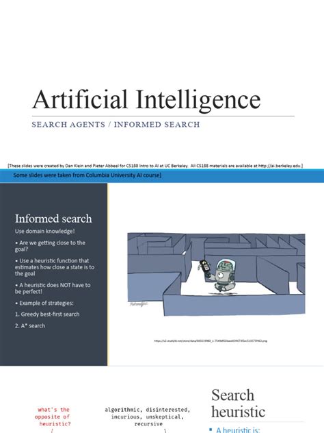 Informed Search Pdf Cybernetics Artificial Intelligence