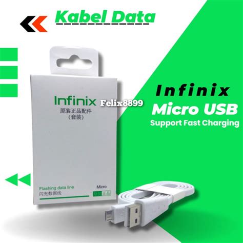 Jual Infinix Kabel Data Charger Original Micro Usb Fast Charging Kota Bekasi Felix