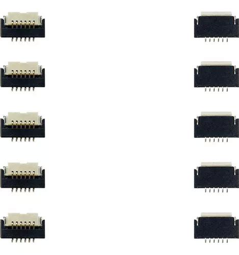 Kit 5 Conector Fpc Com Trava 6 Vias 0 5mm 51614 00601 V01 Mercadolivre