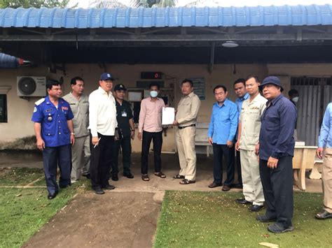 អាជ្ញាធរខេត្តប៉ៃលិនដឹកនាំមន្រ្តីក្រោមឱវាទចុះផ្អាកទីតាំងស្តង់ពោត