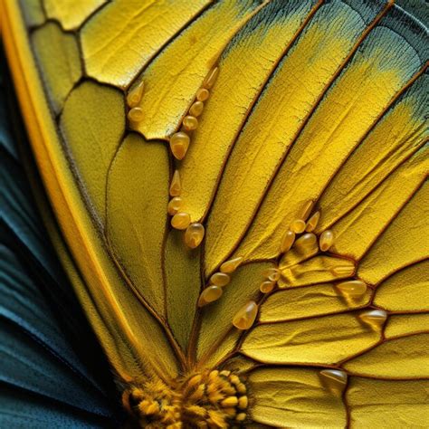 Premium Ai Image Majestic Butterfly With Fully Visible Symmetrical Wings Dark Background