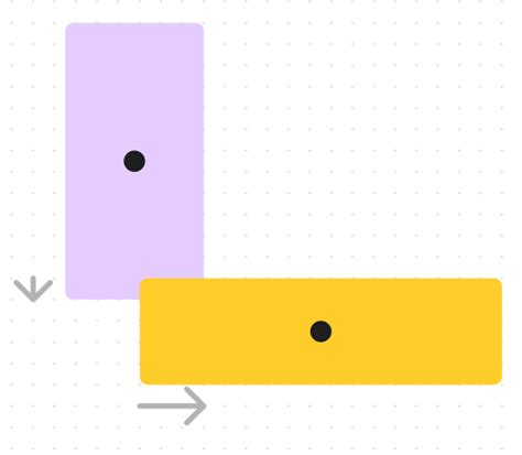 javascript how to calculate offset on collision between two rectangles based on their relative