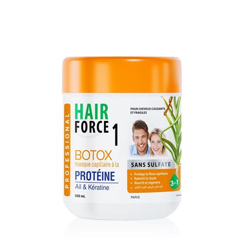 Hair Force 1 Masque Botox Capillaire à La Protéine Et Huile Dail Denzer Shop