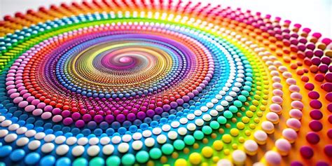 dynamic spiral dot patterns geometric frames graphic elements for