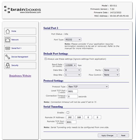 How Do I Use My Ethernet To Serial Device On Linux Brainboxes