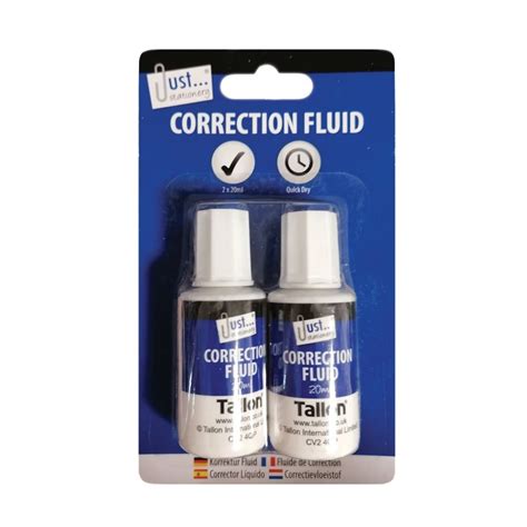 Range Extension Correction Fluid 20ml Twinpack Perkins Group