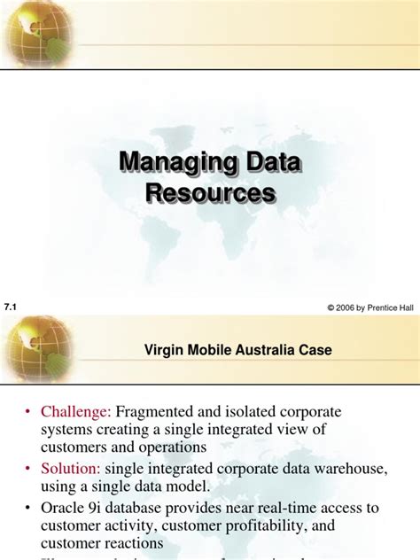 Managing Data Resources Pdf Data Warehouse Databases