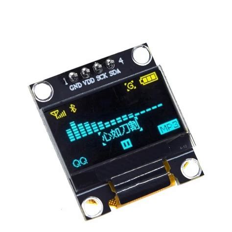 0 96 Inch I2C IIC 4pin OLED Display Module Yellow Blue Without Soldered Pin At 173 Piece