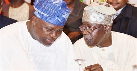 Ambode Did Well In Office But He Isnt A Good Party Man Tinubu Punch Newspapers