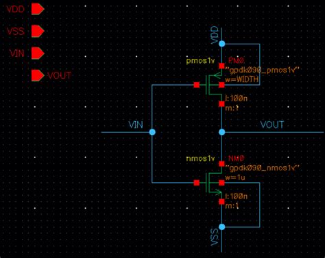 Full Custom Icschematic Layout Logic Gate