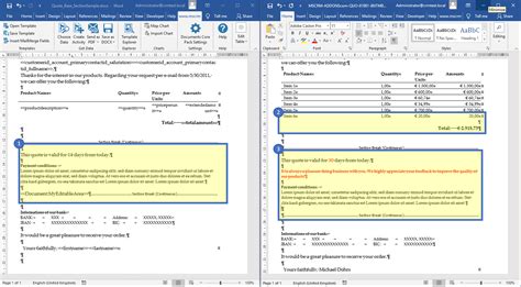 DocumentsCorePack Editable Sections Feature Dynamics