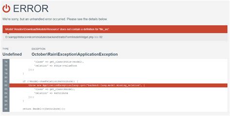 Octobercms Plugins Does Not Contain A Definition For Filesrc October Cms Stack Overflow