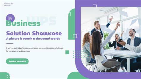 PPT Of Solution Showcase Pptx WPS Free Templates