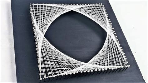String Art How To Do Geometric Triangles String Art String Art