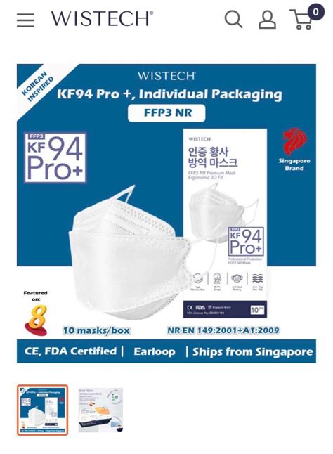 Wistech Kf94 Masks Health And Nutrition Face Masks And Face Shields On