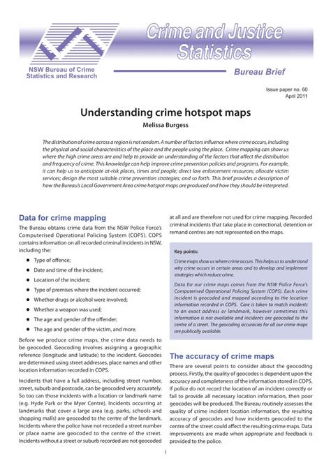 pdf understanding crime hotspot mapsareas indicate medium density