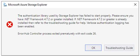An Error Occurs When Launching Storage Explorer On Windows · Issue 6295 · Microsoft