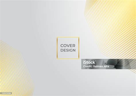 추상적인 배경 디자인 화이트와 골드 컬러 현대 미래 기술 배경 벡터 일러스트 소셜 미디어 배너 배경 템플릿 게임 디자인 포스터