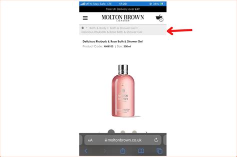 Mobile Product Page Breadcrumbs Common Mistakes Brilliant Ideas