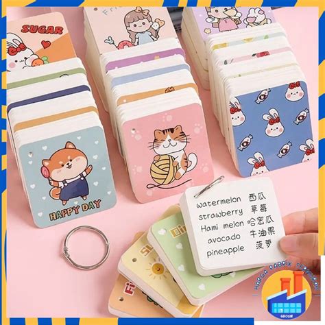 Jual Hpt Notebook Ring Mini Isi 80 Lembar Buku Note Gantung Karakter Lucu Sticky Note Lucu