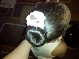 Babes Girls Natural Curls Sock Bun To The Side