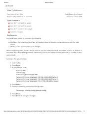 7 2 8 Enable OSPF Routing Labsim Pdf 3 8 2021 TestOut LabSim Lab Report Your Performance Your
