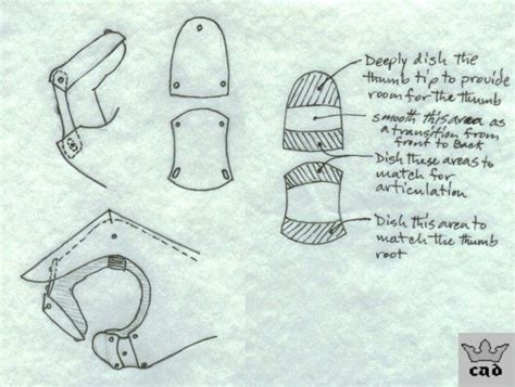 Gauntlet Armor Concept Medieval Armor Pattern