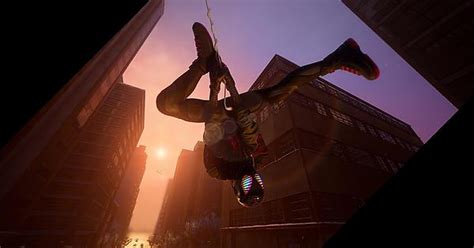first time trying photo mode in spiderman ps5 noticed the cool