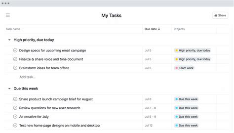 29 Time Management Templates And Examples For Efficiency Asana