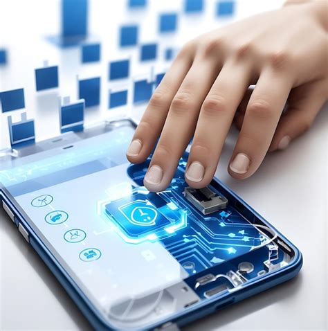 Premium Photo Web Digital Data Security Technology Background Ai