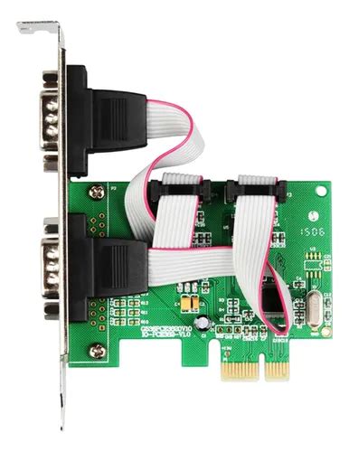 Pci Express 2 Serial Rs232 Com Db9 Controller Card Pci Mercadolivre