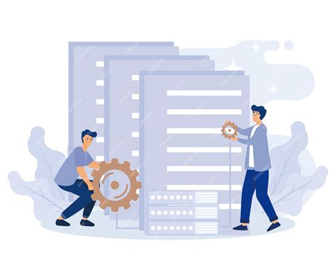 Premium Vector Database Storage Concept Programming Language Data Science Tools Flat Vector