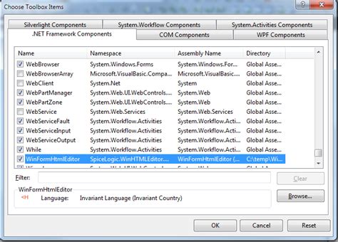 How To Install Microsoftmshtml Assembly Formver
