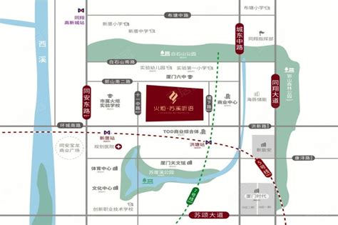 厦门火炬苏溪听语 交通图10 厦门安居客
