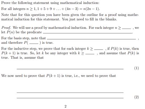 solved prove the following statement using mathematical