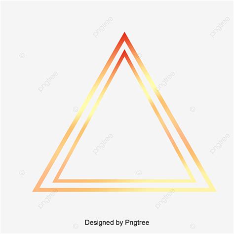 Simple Gradient Abstract Design Pattern Triangle Line Glow Png
