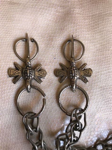 Ancienne Bijoux Maroc Fibule Marocain Ait Atta Ethn Gem