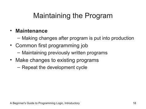 logic formulation 1 ppt programming languages computing