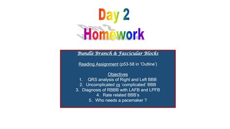 Solution Work Assignment Day2 Bundle Branch And Fascicular Blocks