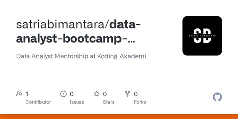 github satriabimantara data analyst bootcamp mentorship data analyst
