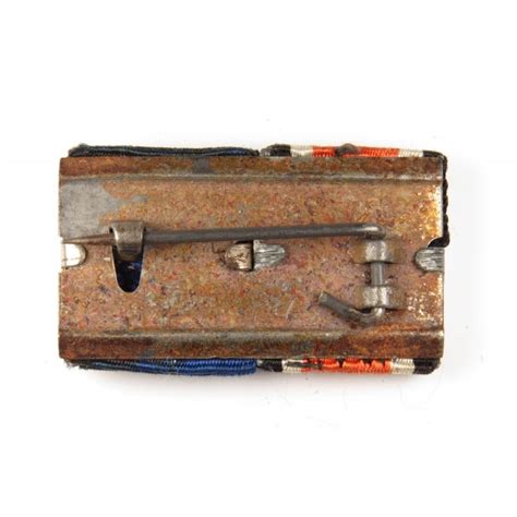 Ribbon Bar With Iron Cross 2nd Class And 4 Years Service Award