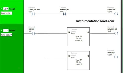conveyor belt plc programming examples inst tools