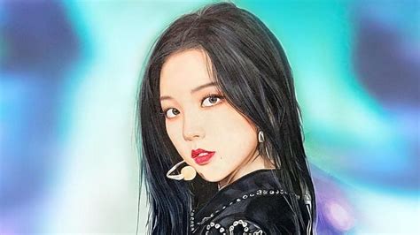 에스파 카리나 팬아트 인물화 그리기 Soop Vod