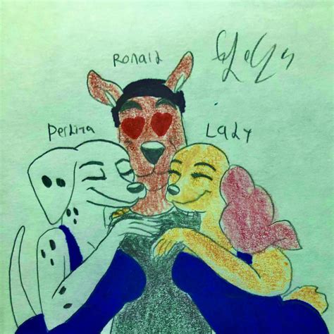 Ronald Cuddled By Lady And Perdita By Lugialover249 On Deviantart