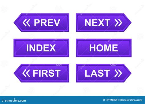 navigation buttons stock vector illustration of company 171948299