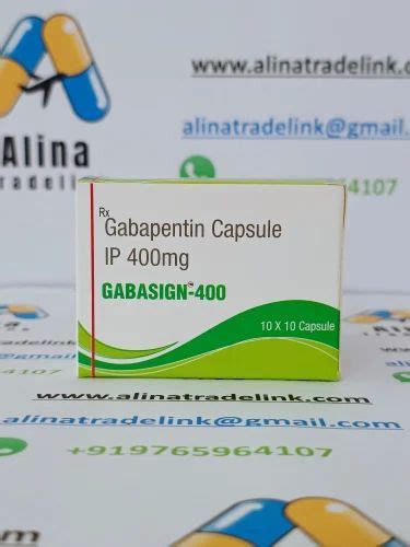 Gabapentin 400mg Capsule At ₹ 150 Stripe Nagpur Id 2854258571330