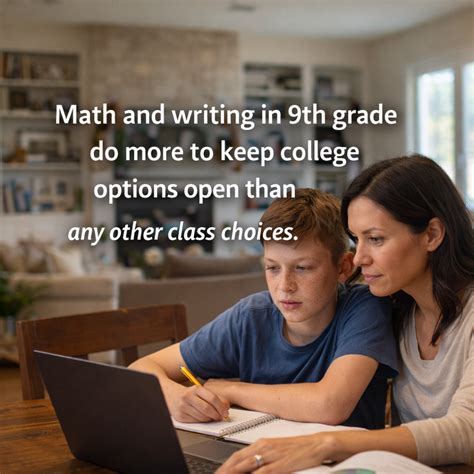 The Two Most Important Classes For 9th Graders Math And Writing