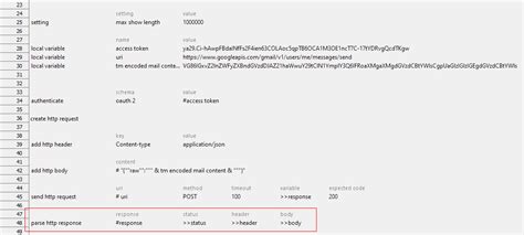 parse response