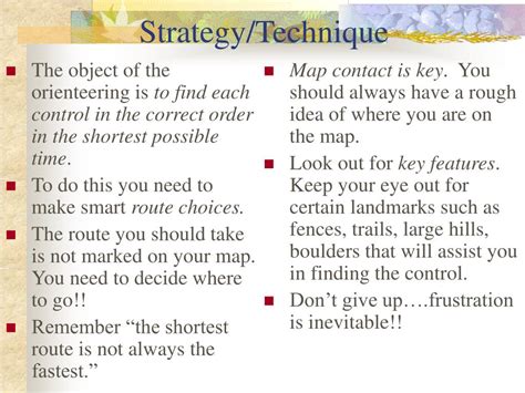 Ppt Orienteering Powerpoint Presentation Free Download Id465994