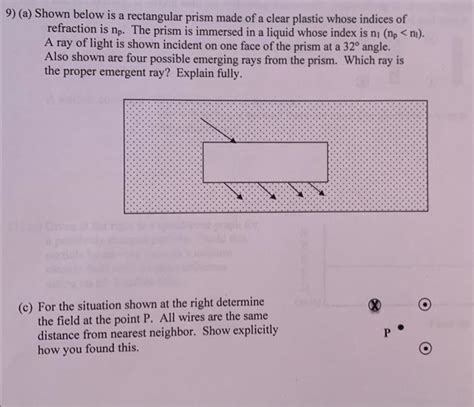 Solved A Shown Below Is A Rectangular Prism Made Of A Chegg Com